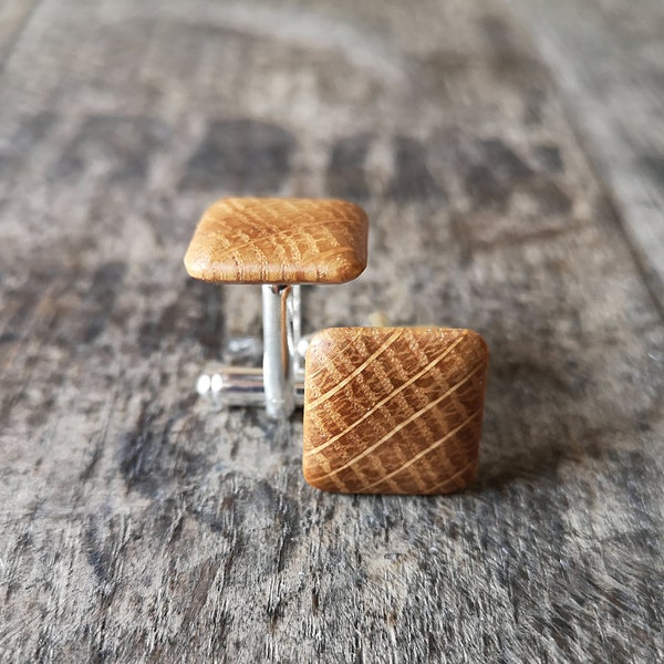 Wooden Cufflinks - Etsy