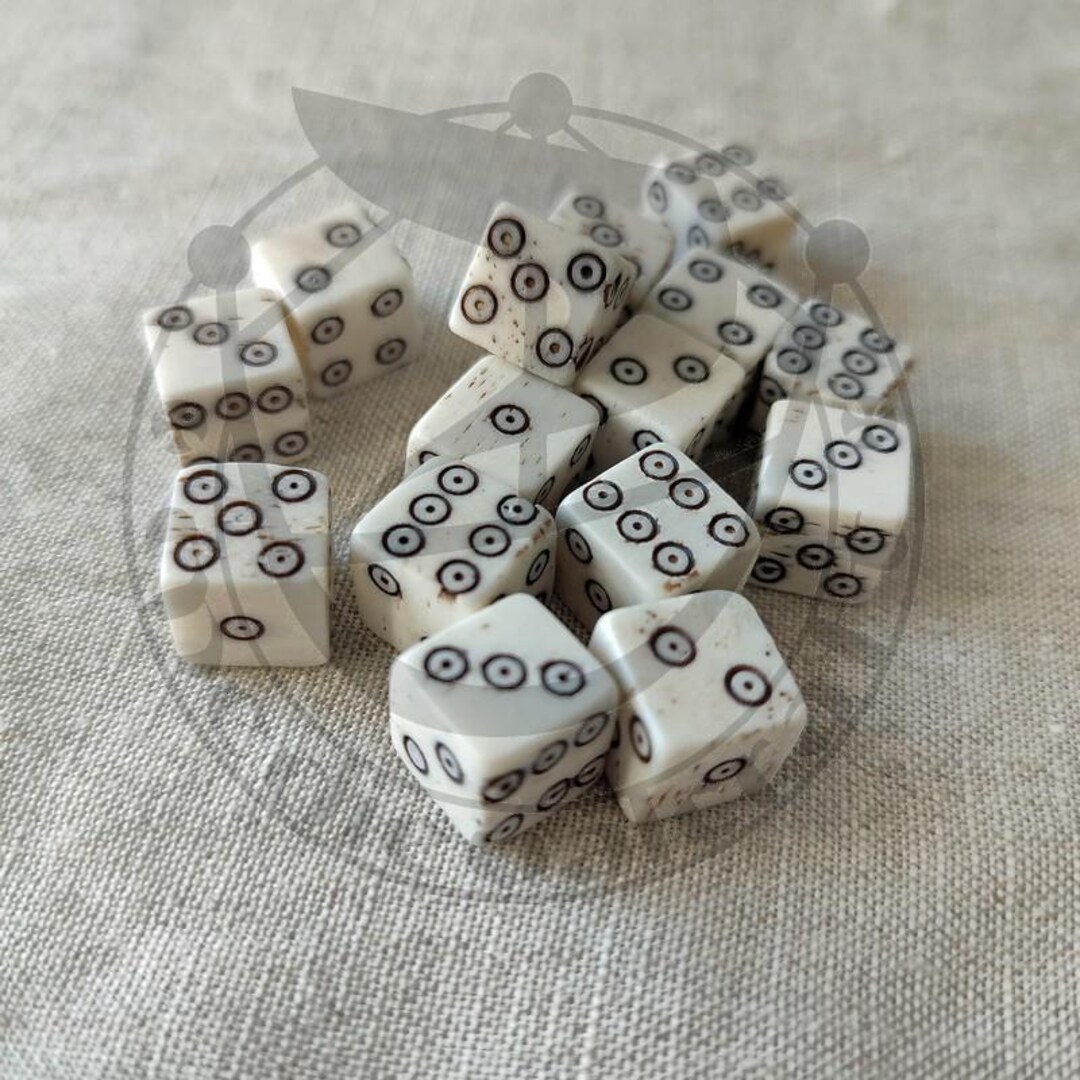 Bone Dice - Etsy UK
