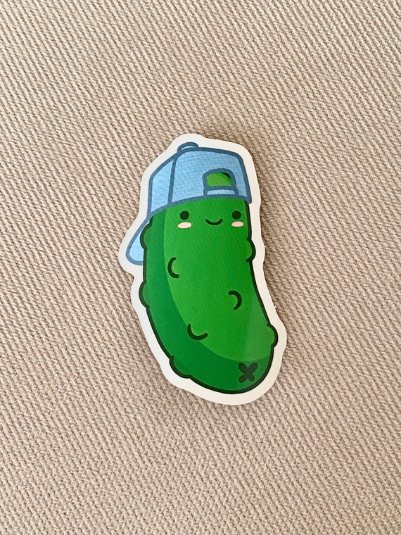 Pickle Cap Sticker // Laptop Sticker Decal Vinyl Sticker | Etsy