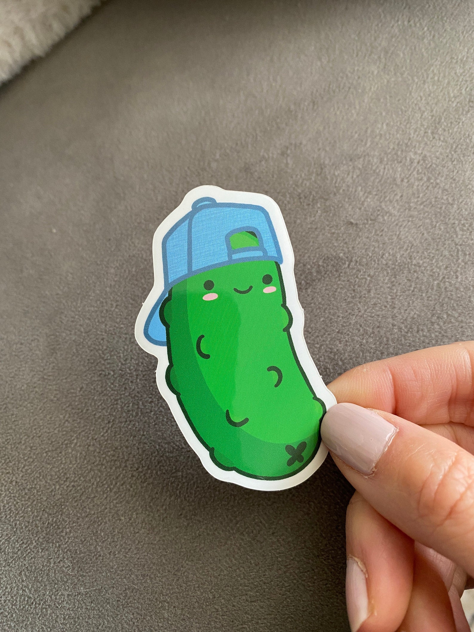 Pickle Cap Sticker // Laptop Sticker Decal Vinyl Sticker - Etsy