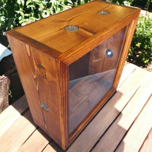 12x12x5.5 Wooden Shadow Box With LED Lights - Perfect for Showcasing ...