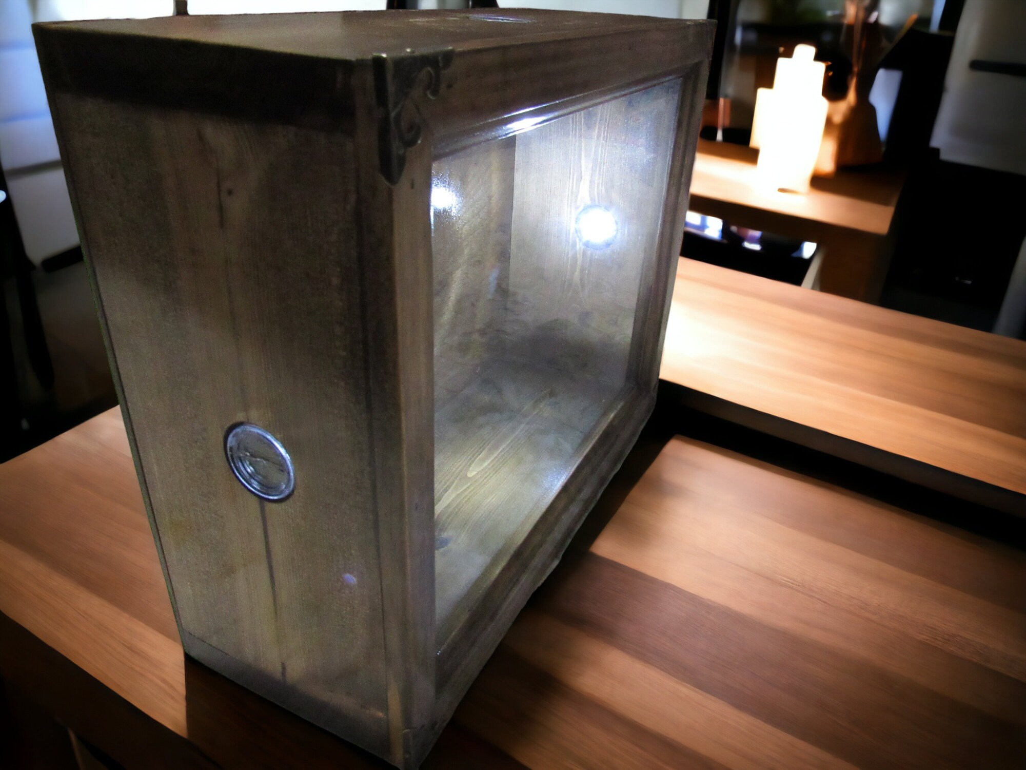 9 X 12 X 4.5 Shadow Box With LED Lights - Etsy