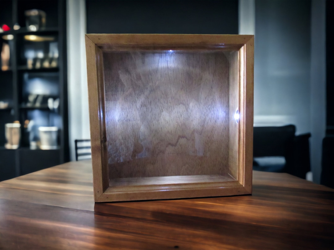 14 X 14 X 3.5" Deep Shadow Box With LED Lights - Etsy