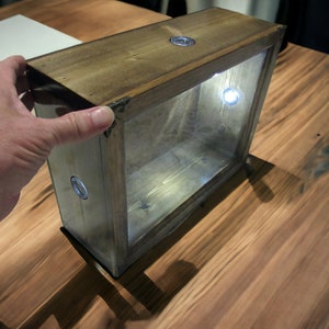 9 X 12 X 4.5 Shadow Box With LED Lights - Etsy