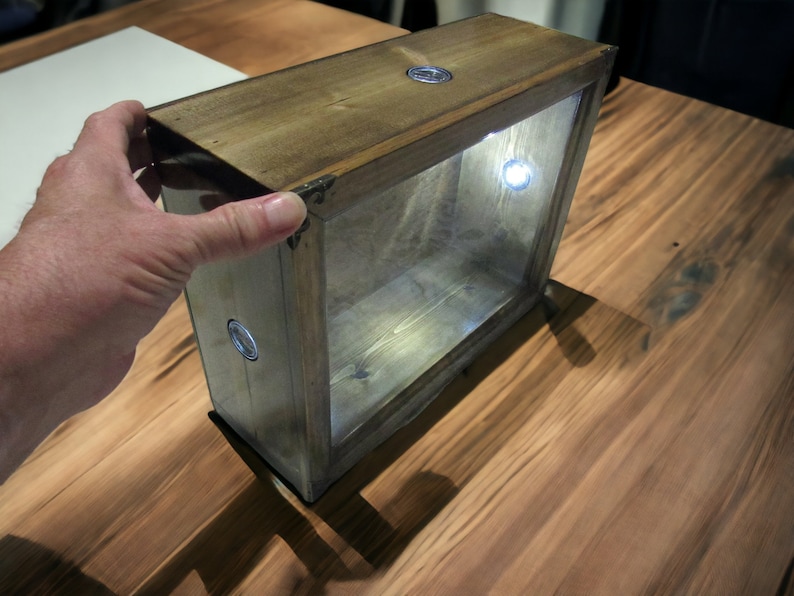 9 X 12 X 4.5 Shadow Box With LED Lights - Etsy