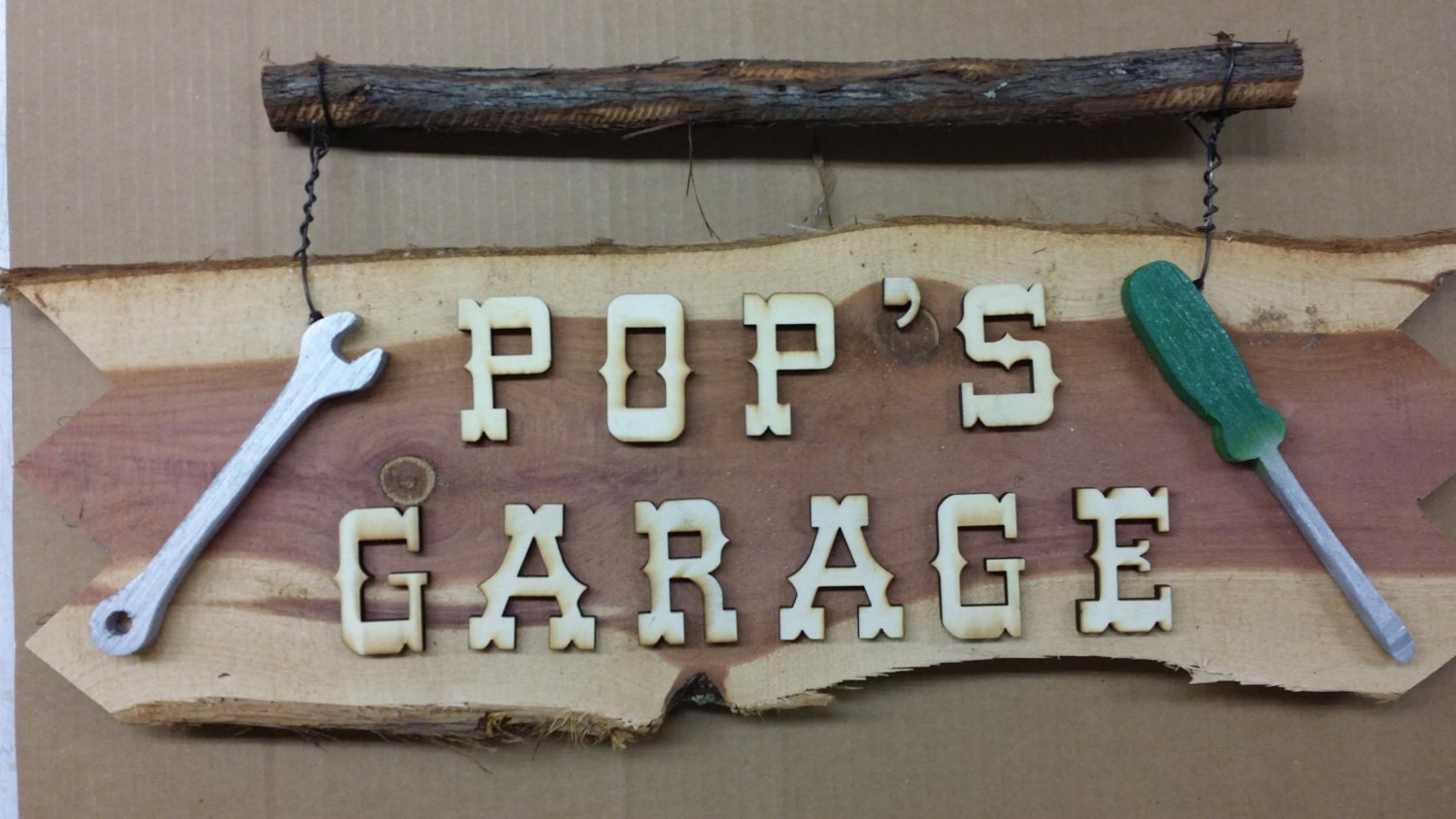 Pop's Garage As is or personalized name | Etsy