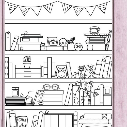 Brownstone Neighborhood Printable Coloring Page Digital | Etsy