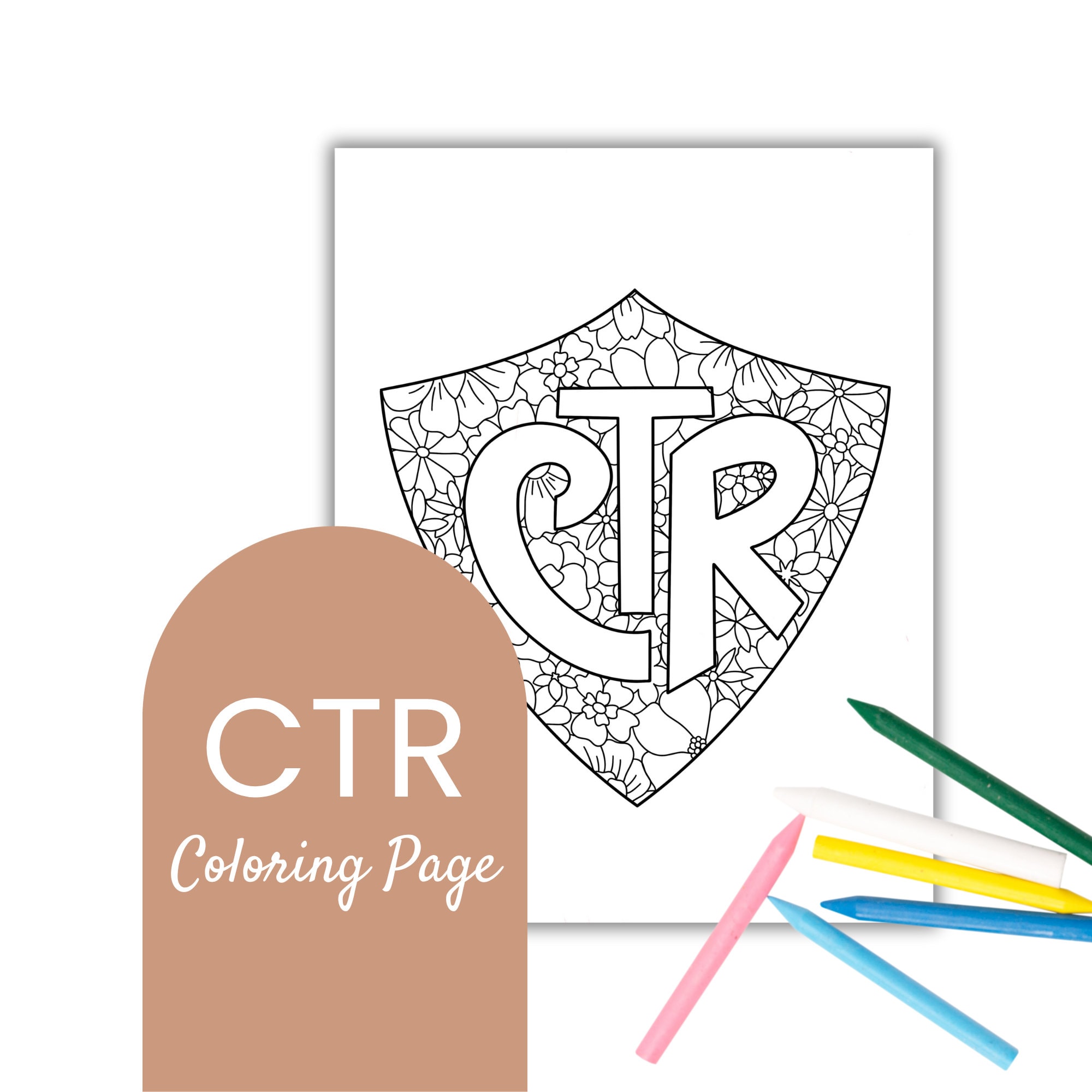 Pzign Coloring Page CTR Choose The Right, 55% OFF