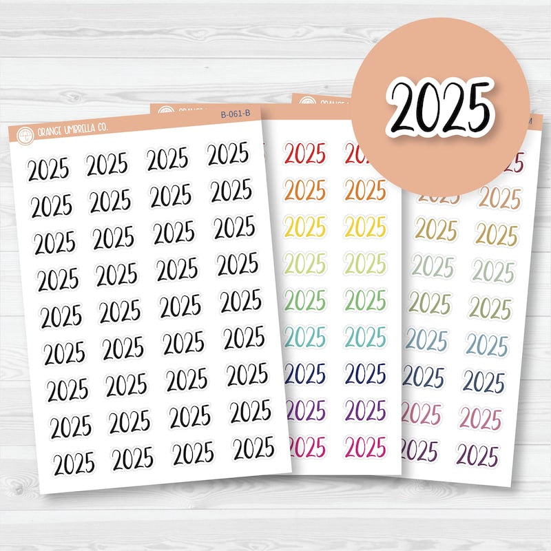 2025stickers - Etsy