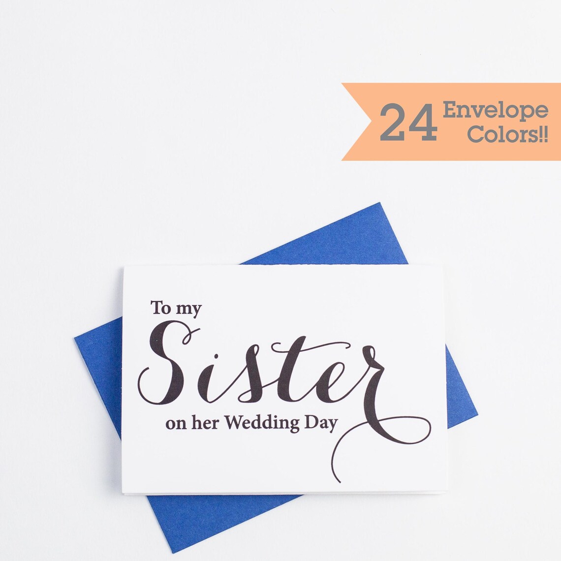 To My Sister On Her Wedding Day Card On My Wedding Day Cards Etsy to-my-sister-on-her-wedding-day-card-on-my-wedding-day-cards-etsy