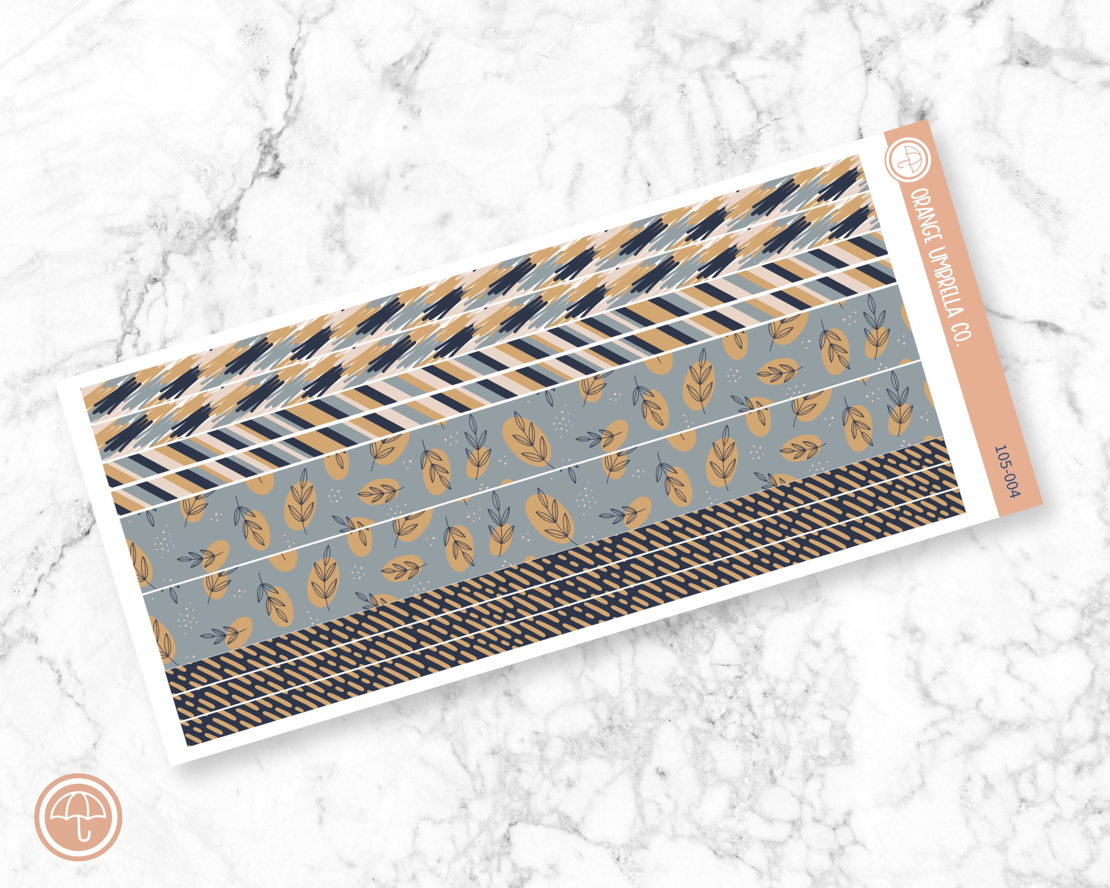 Paper Paper & Party Supplies Calendars & Planners Thin Washi Strip ...