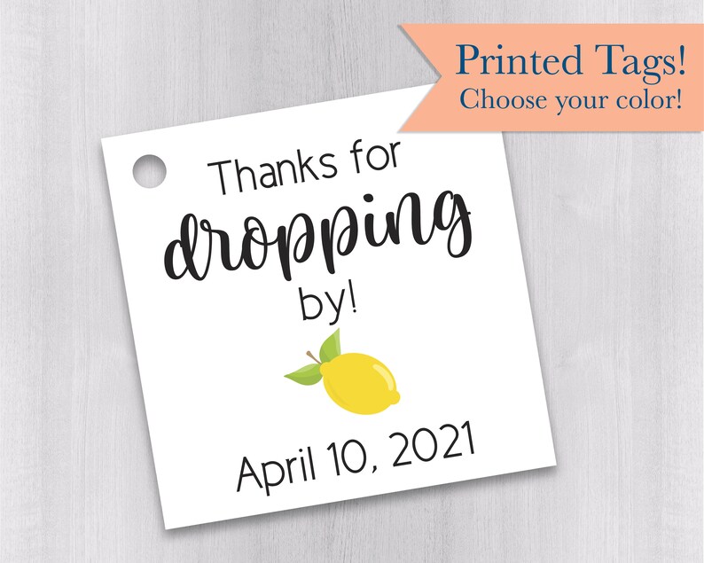 Thanks for Dropping By Shower/party/event/celebration Favor - Etsy