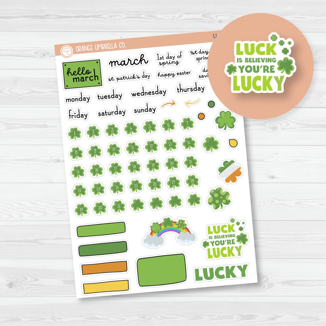 Build Your Own Journal Kit Planner Stickers | March F16 | U-003 - Etsy