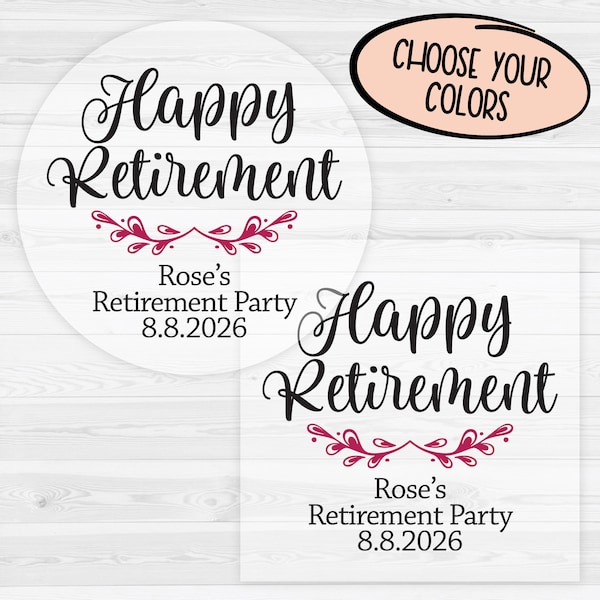 Retirement Sticker - Etsy