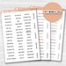Spending Header Script Planner Stickers F1 T-082-B / 925-049 - Etsy