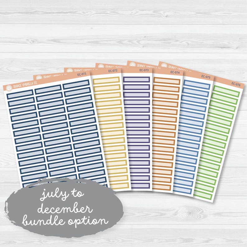 CLEARANCE | Skinny Label Planner Appointment Stickers | for Erin ...