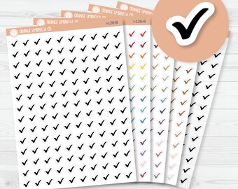 GT005 Foiled Check Box List Sticker. Check Box Sticker, List Label ...