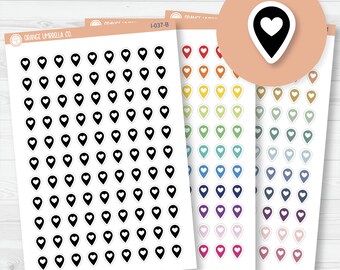 Location Planner Sticker Location Icon Sticker Location Sticker - Etsy