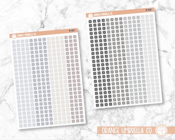 Single Individual Checkbox Planner Stickers Square Check Box - Etsy