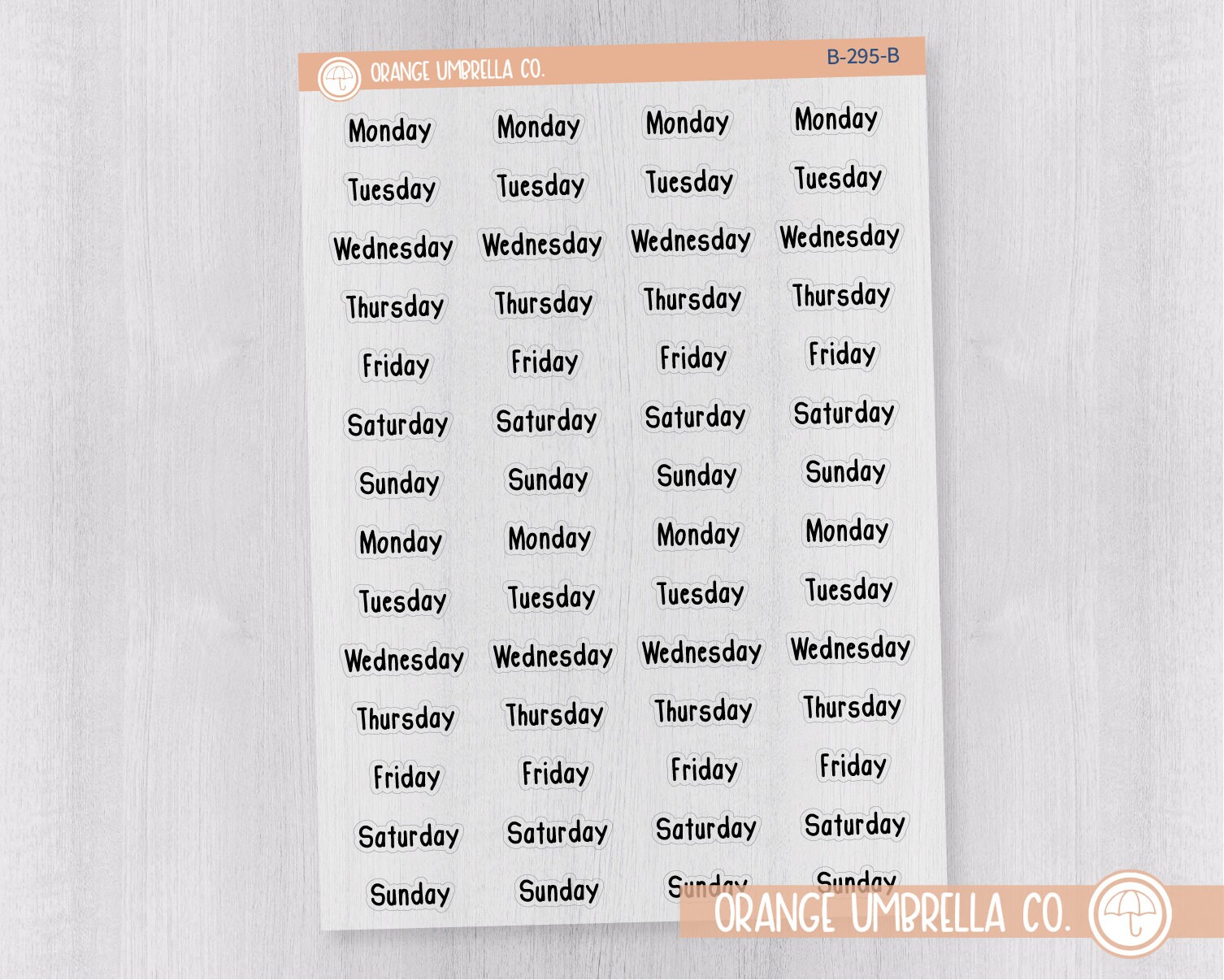 Paper & Party Supplies F5 Black on Clear Transparent Planning Stickers ...