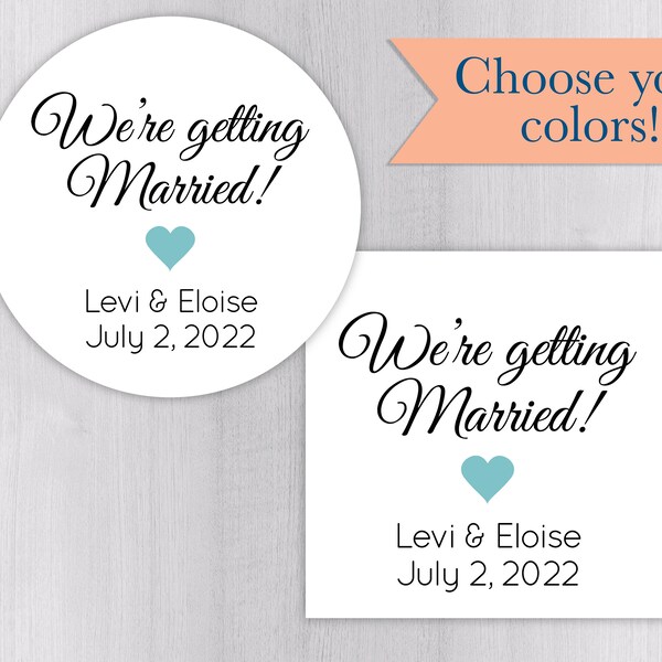 Were Getting Married - Etsy