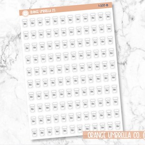 Rx/prescription Medicine Icon Planner Stickers and Labels - Etsy