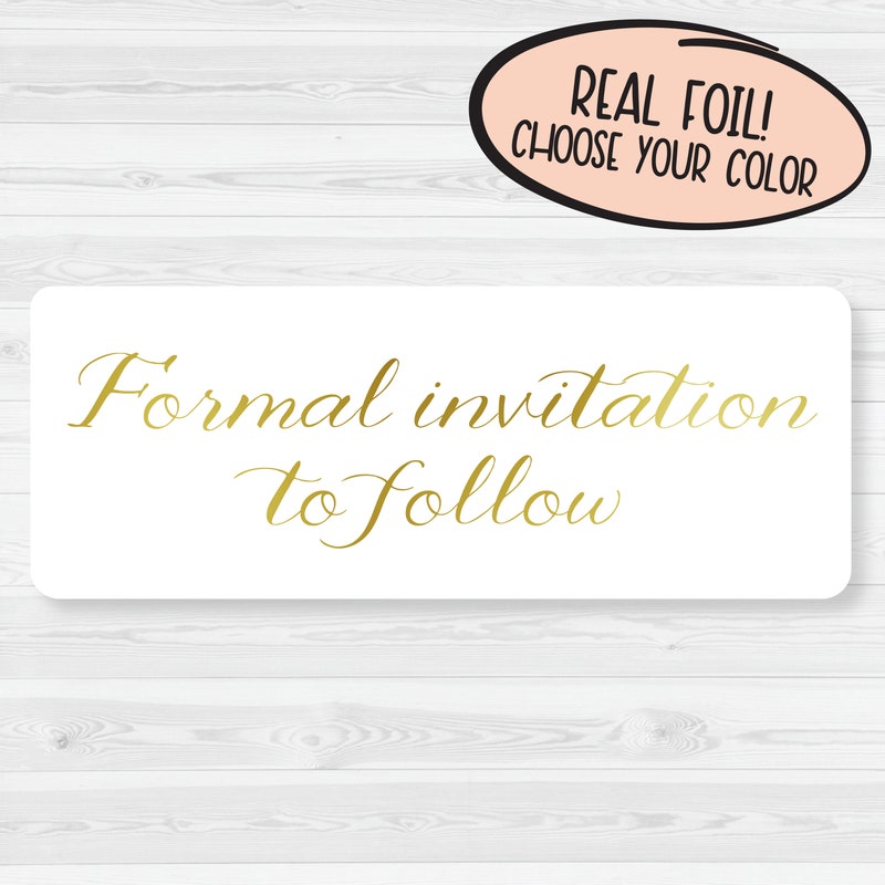 Invitation Stickers - Etsy