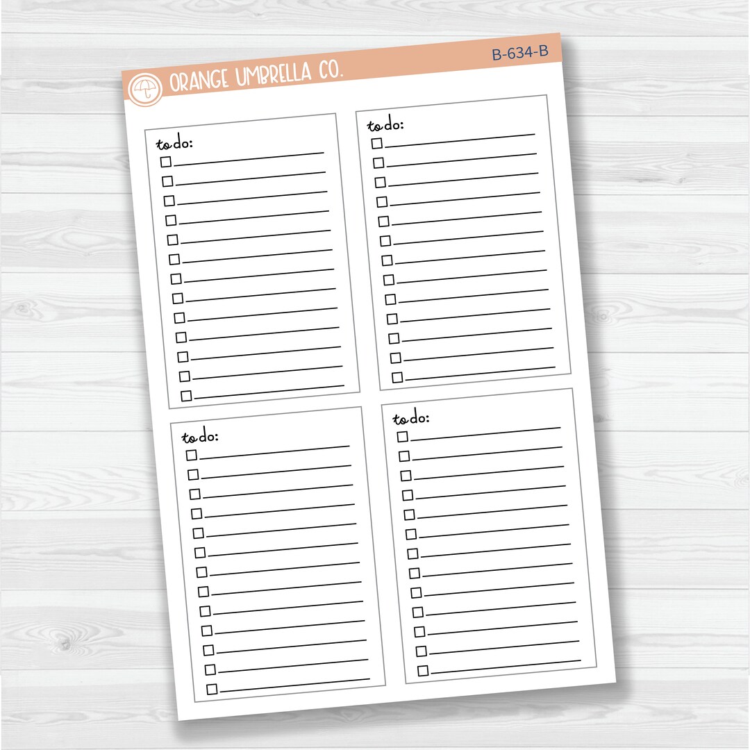 A5 Daily Duo Tasks Box | B-634-B (planner) - Etsy