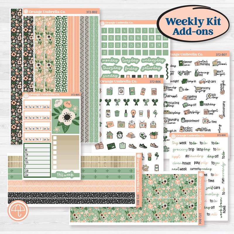 Floral Weekly Kit - Etsy