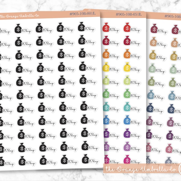 Money Planner Stickers - Etsy