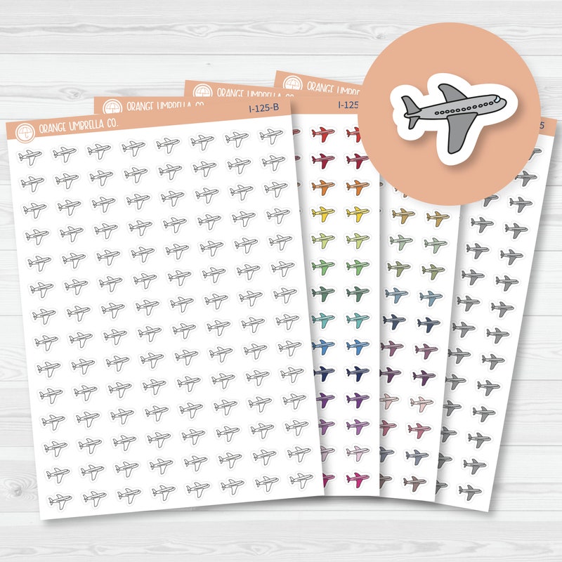 Airplane Stickers - Etsy