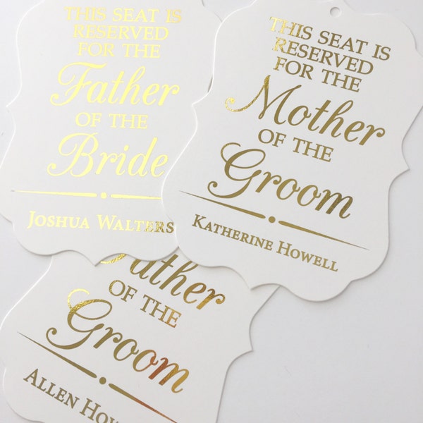 Seating Tags - Etsy