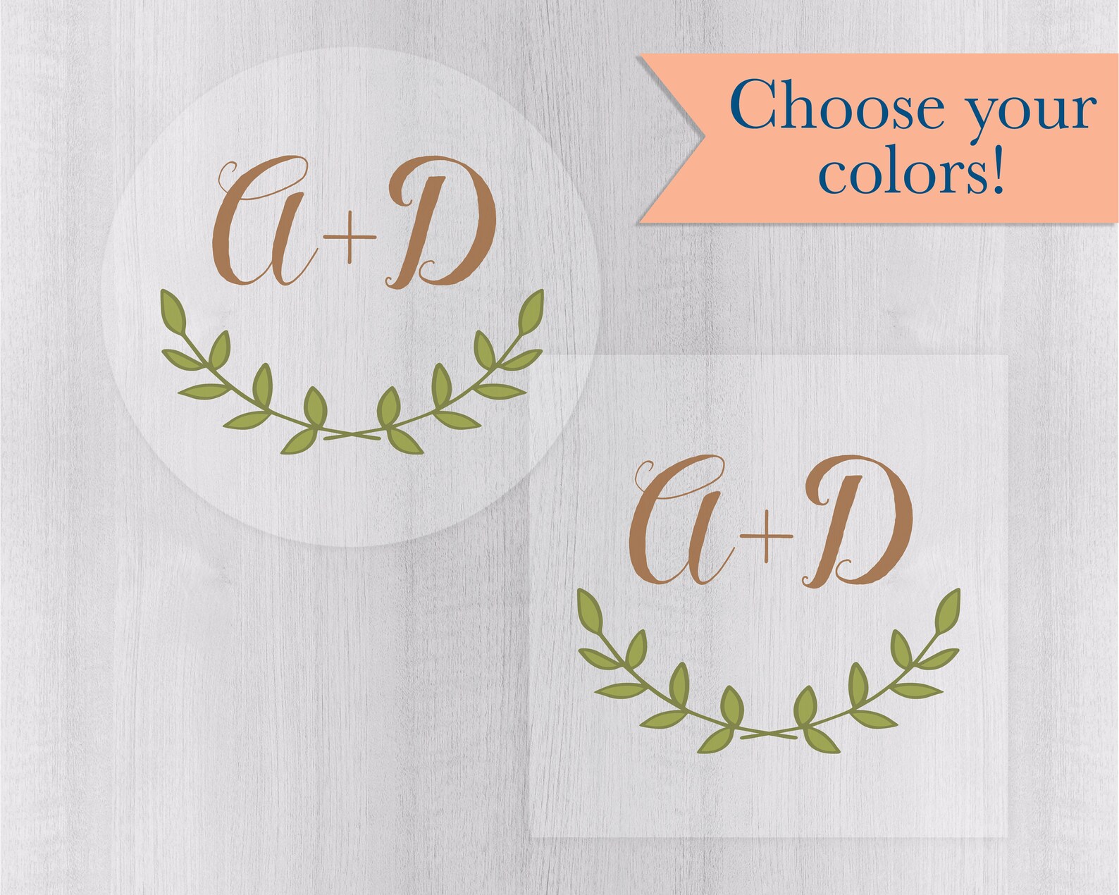 Transparent Clear Wedding Stickers Rustic Wedding Stickers | Etsy