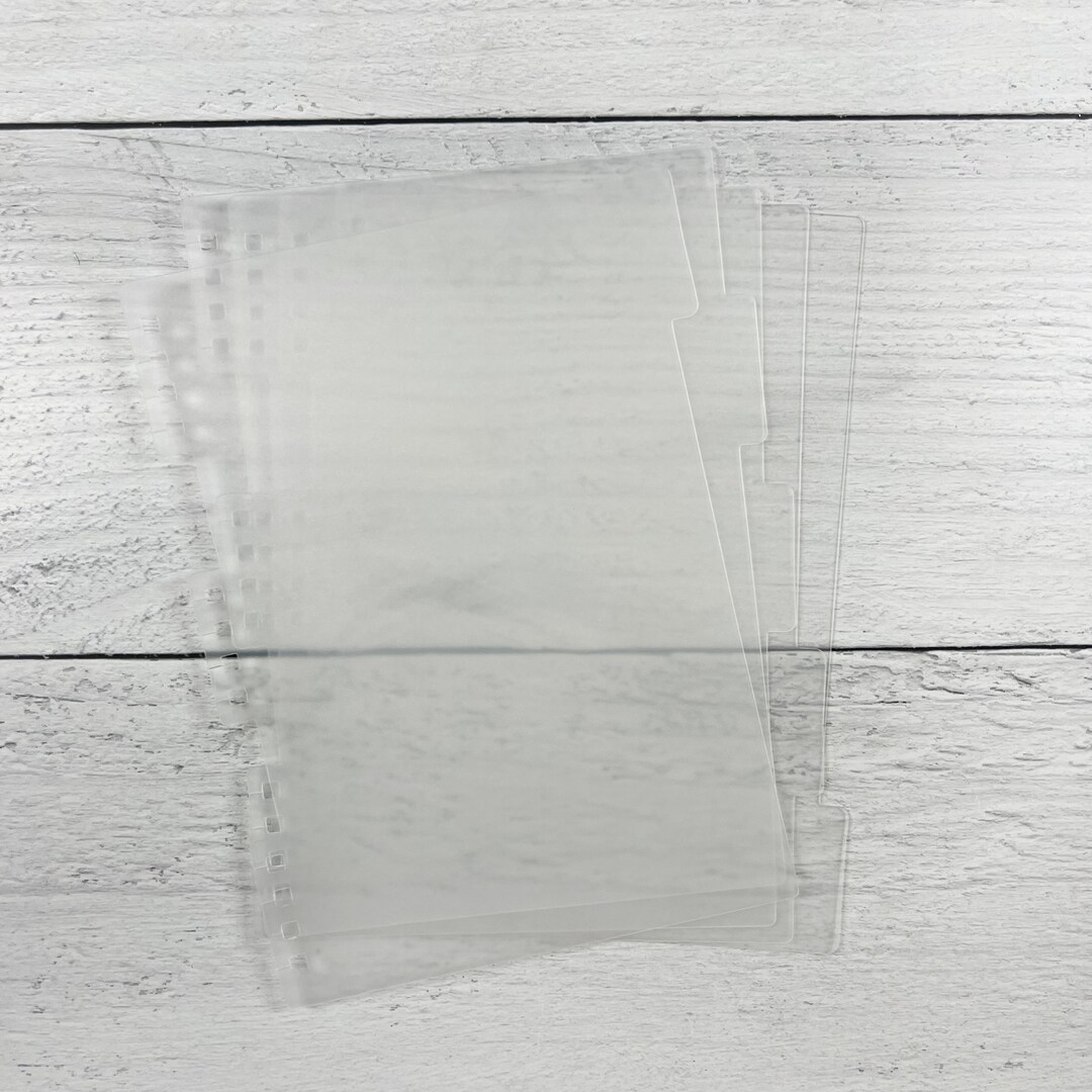 Tab Divider Set for Reusable Planner Sticker Storage Album | R-divider ...