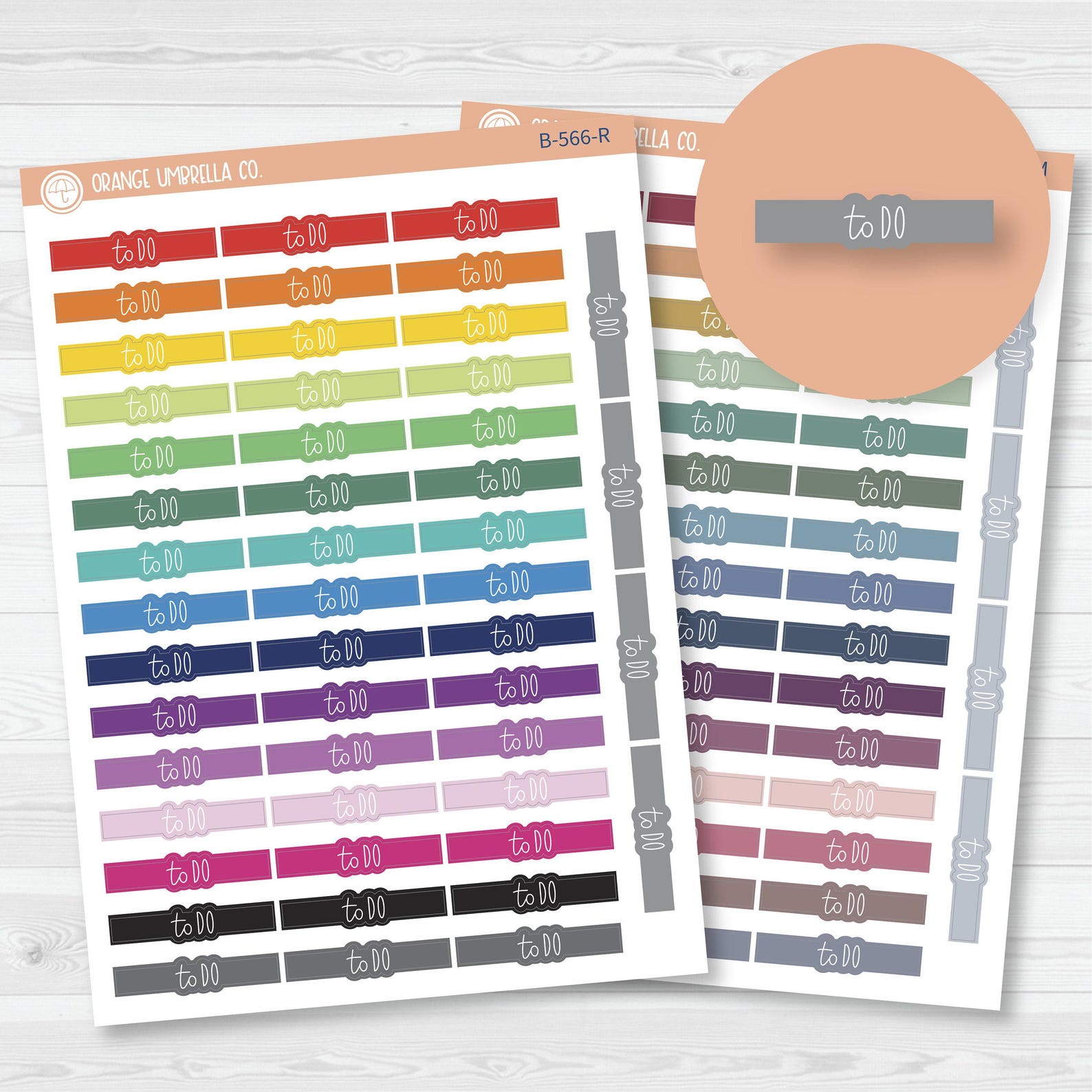 To Do Appointment Header Script - Hobonichi Cousin Planner Stickers ...
