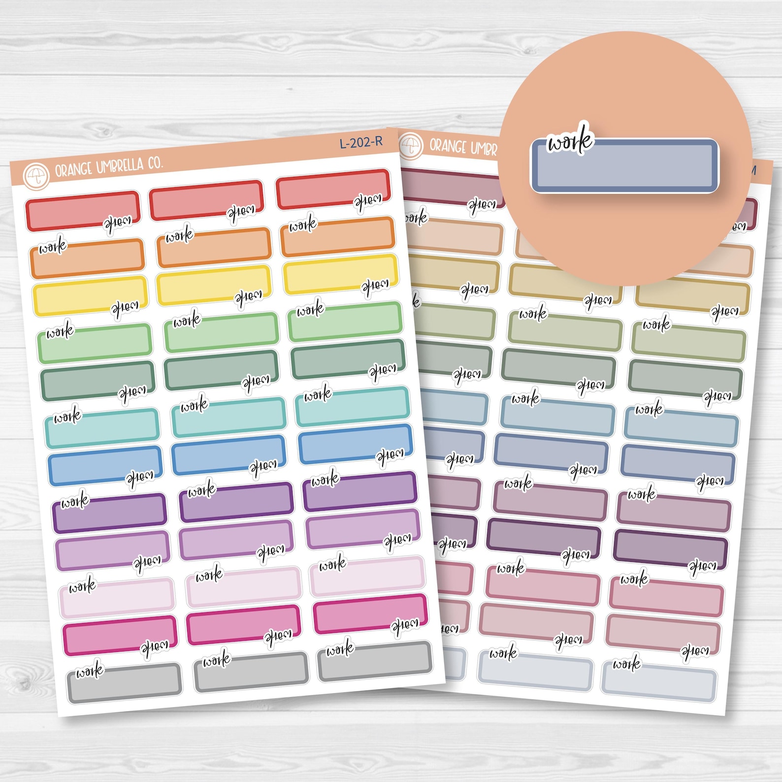 Work Schedule Quarter Box Planner Stickers | L-202 - Etsy