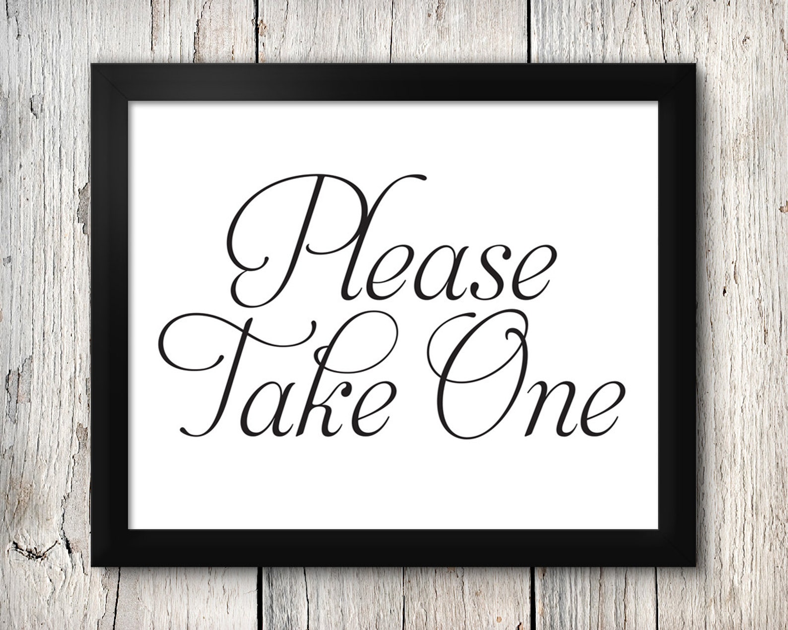 Please Take One Sign Please Take One Wedding Sign Printed | Etsy Please Take One Sign Please Take One Wedding Sign Printed | Etsy