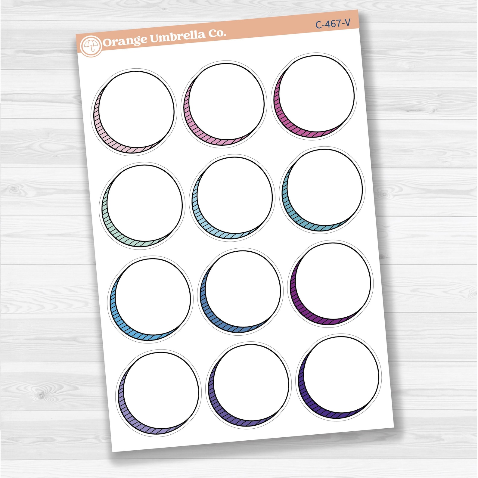 Large Circle Doodle Notes for Planners | Scrapbooking & Bible ...