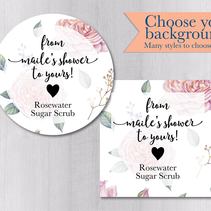 Sugar Scrub Label - Etsy