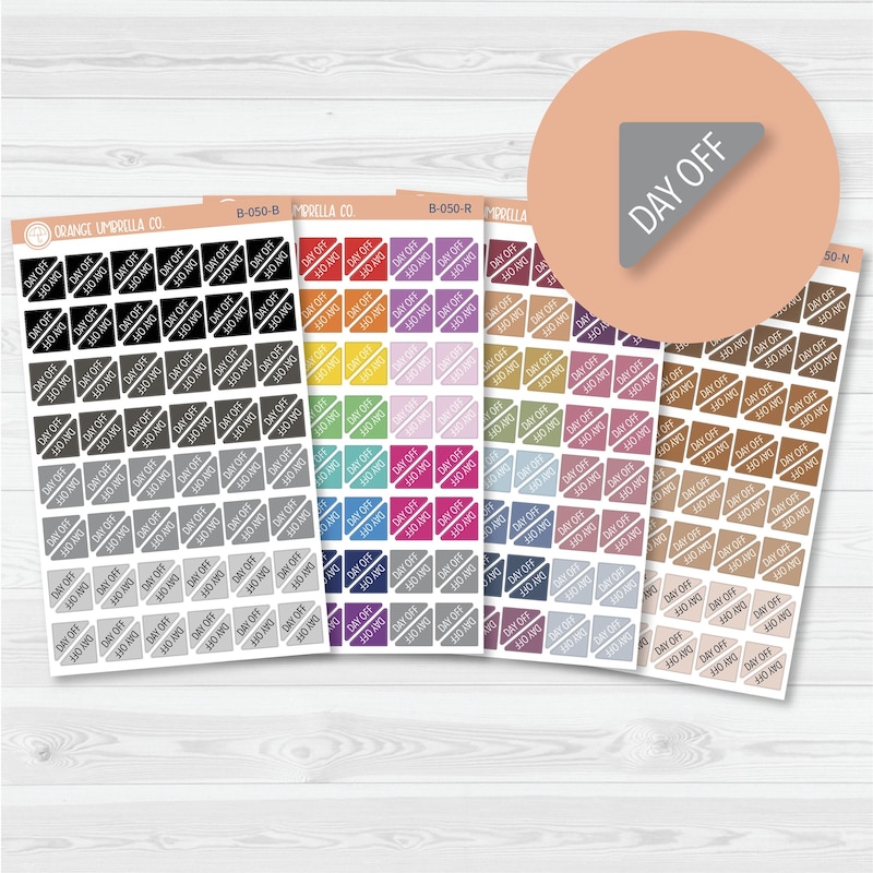 Holiday Day off Stickers - Etsy