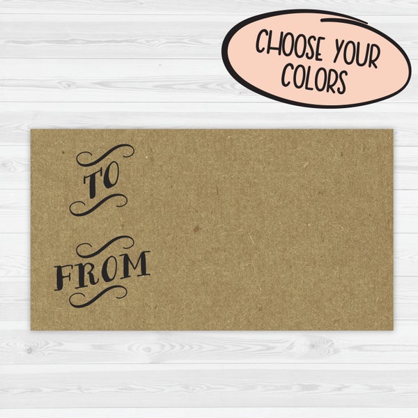 To and From Tag - Etsy