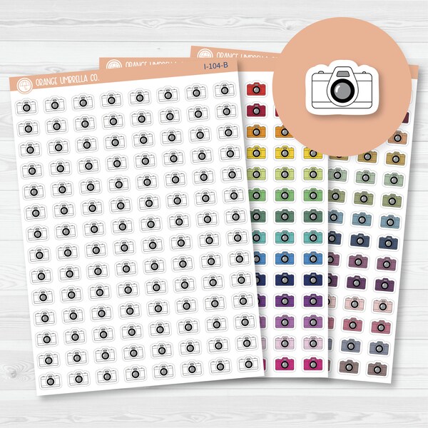 Camera Stickers - Etsy