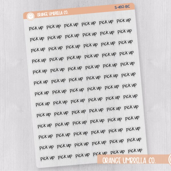Pick up Stickers - Etsy