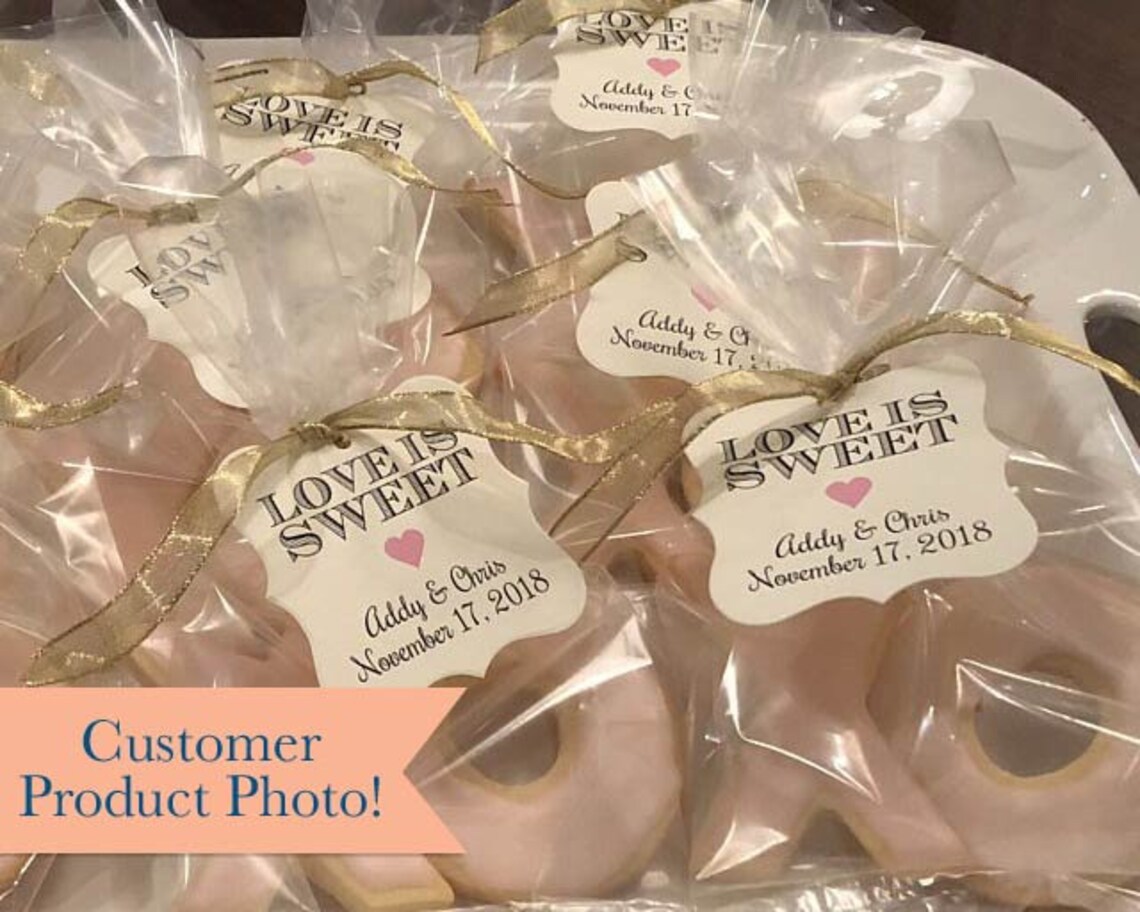 Love is Sweet Tags Love is Sweet Favor Tags Wedding Favor - Etsy