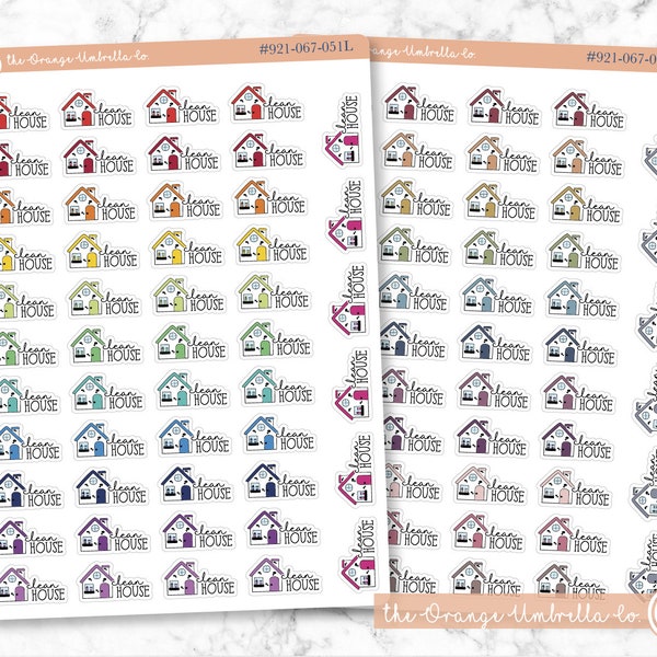 Cleaning Planner Stickers - Etsy