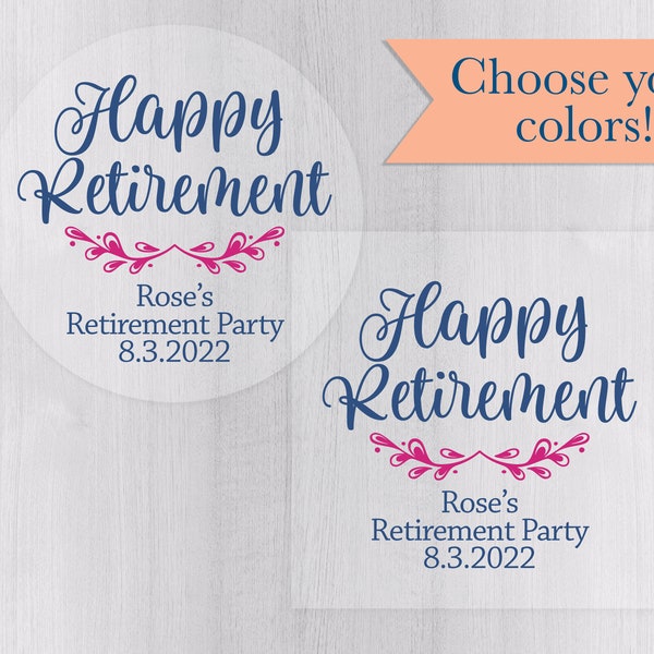 Retirement Sticker - Etsy