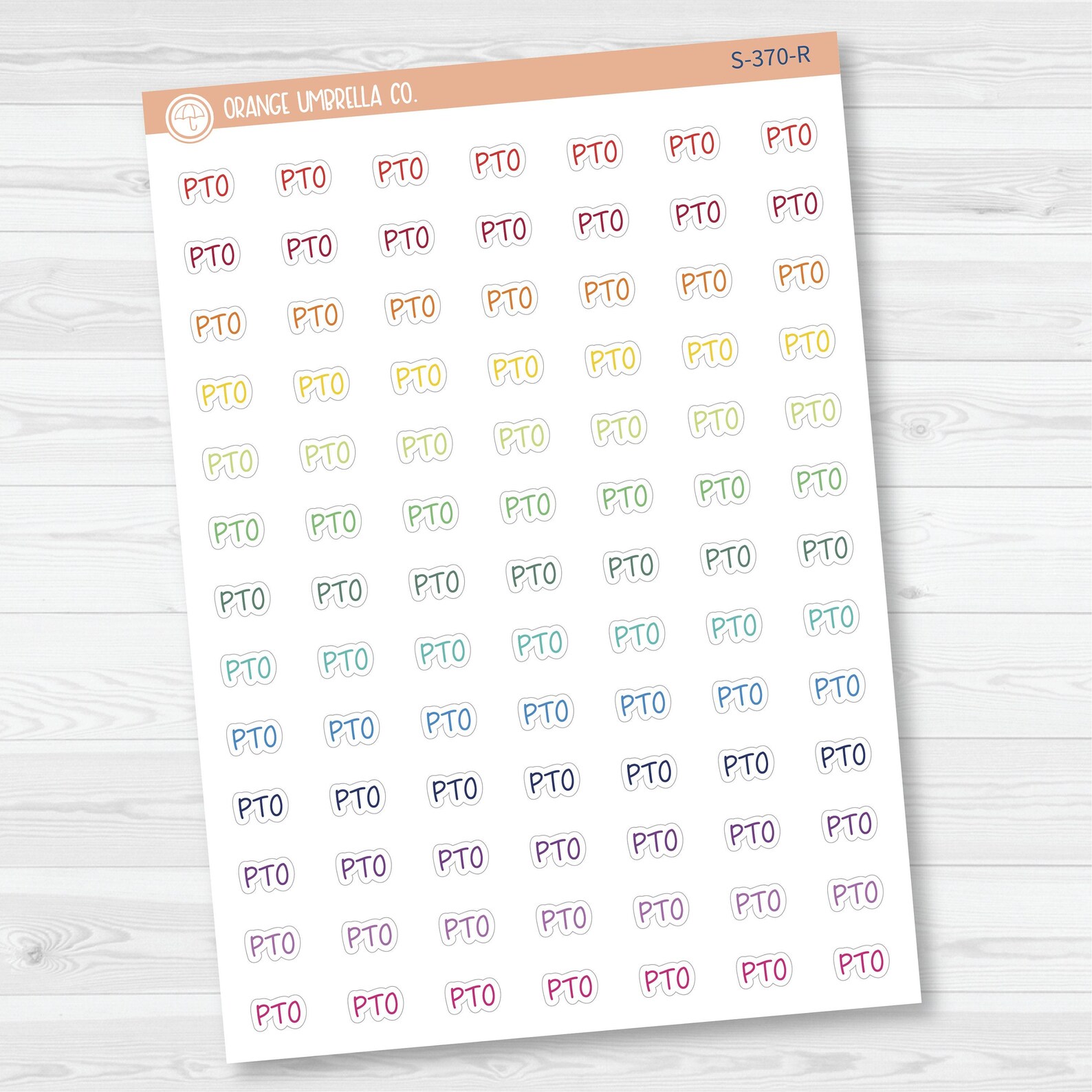 PTO Jen Plans Script Planner Stickers | FJP | S-370 - Etsy