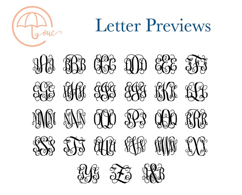 Monogram Return Address Stickers Round Address Labels | Etsy