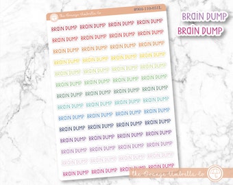 Brain Dump Stickers - Etsy