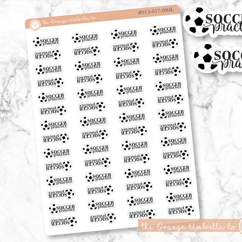 Soccer Game Icon Script Planner Stickers E-015 / 913-018 - Etsy